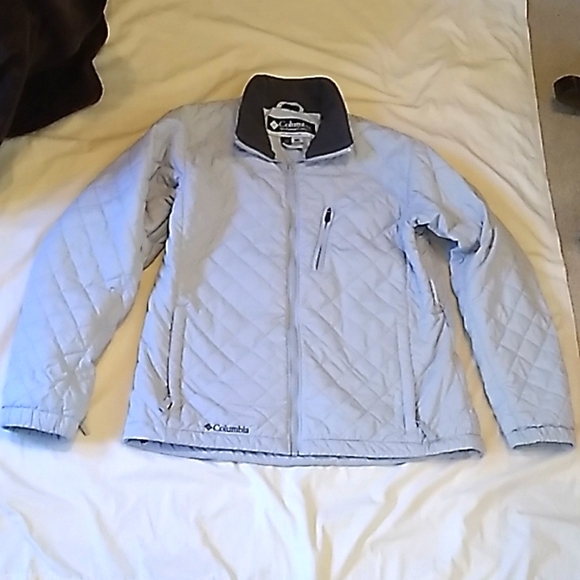 Columbia | Jackets & Coats | Womens Columbia Quilted Grey Jacket With ...